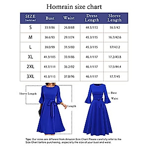 Modest Dresses for Women 3/4 Sleeve Vintage Wedding Guest Midi Dress Long Sleeve Dress for Women Fit and Flare Tea Party Homecoming Dress Navy L