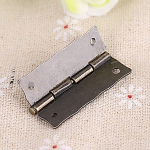 Bronze Butt Hinges, 10Pcs 270¡ã Box Hinges Cabinet Door Antique, Kitchen Cabinet Cupboard Hinges, Folding Butt Hinges for Home Kitchen Furniture Hardware, Bronze Butt Hinges, 10Pcs 270?? Box Hinge