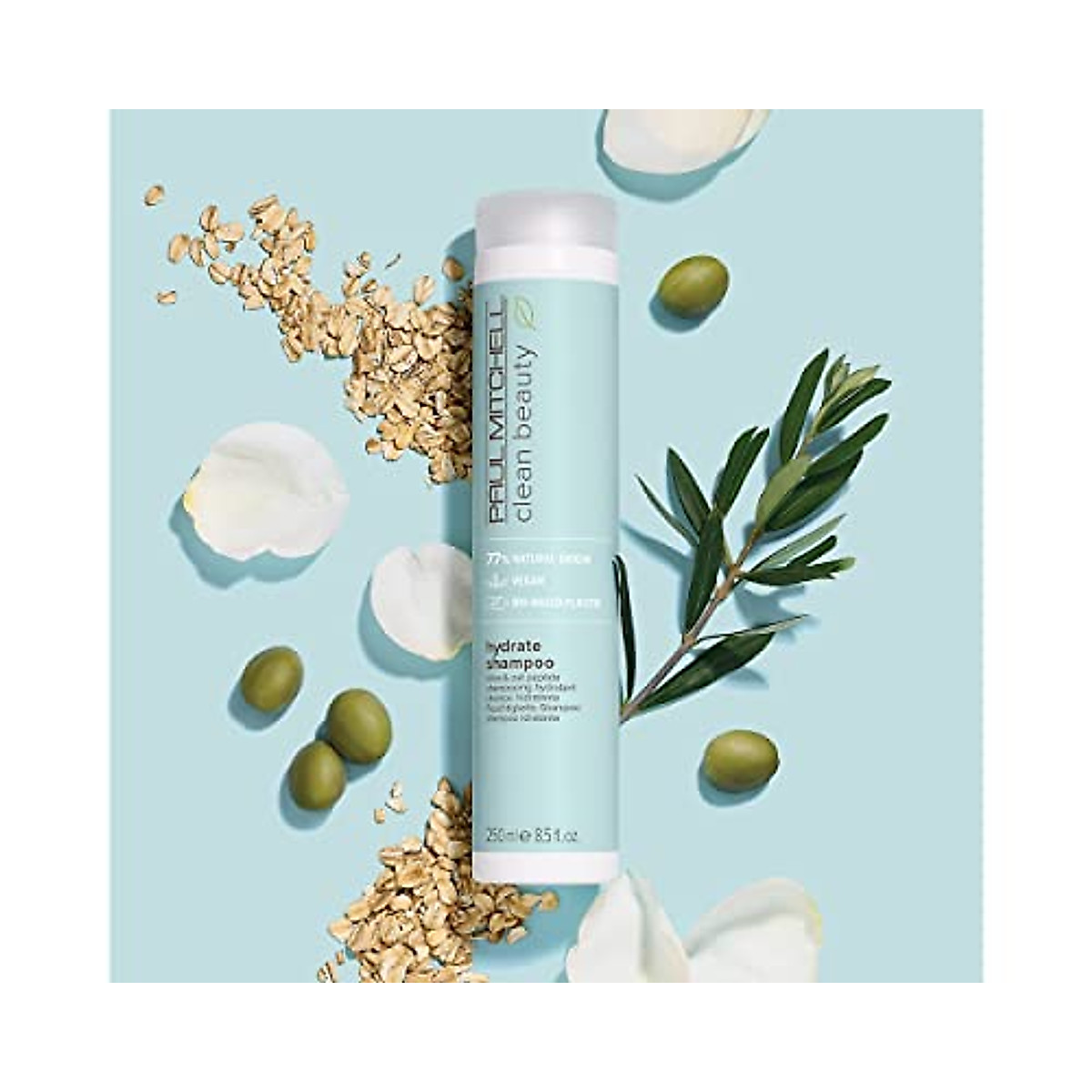 Paul Mitchell Clean Beauty Hydrate Shampoo, Replenishes Hair, Adds Moisture, For Dry Hair, 8.5 fl. oz.