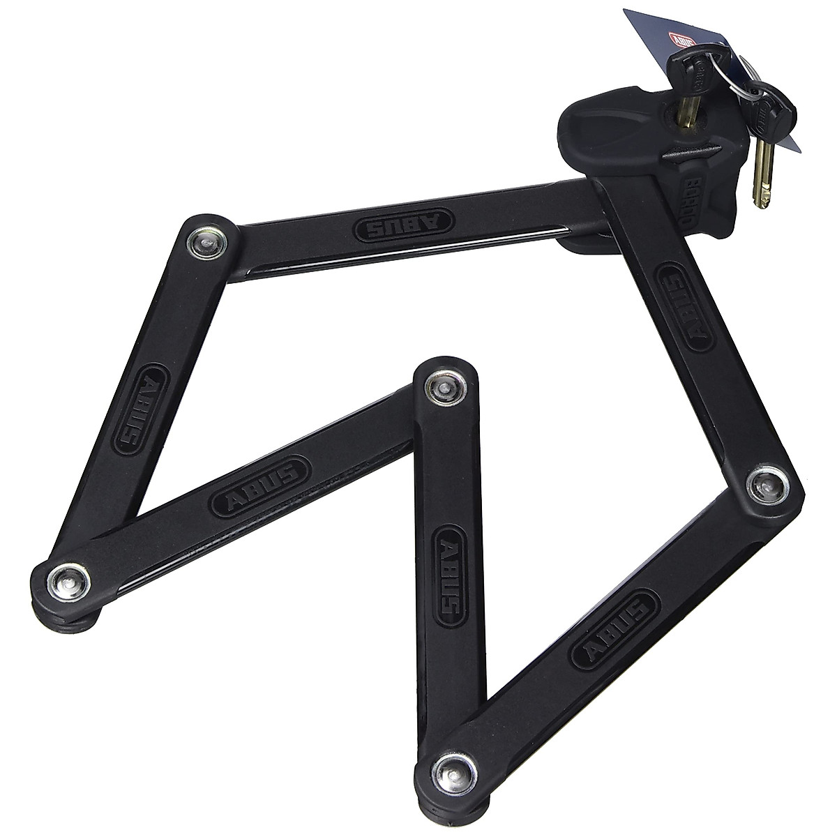 ABUS 67462 6000K BK ST Folding Locks, Black, 90 cm