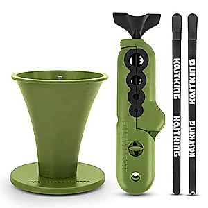 KastKing KutR™ Fishing Line Spooler & Line Gobbler - Patented Fishing Accessories, Built-in Line Cutter – Remove Old Fishing Line Quickly - Spool Spinning and Casting Reels, No Line Twist