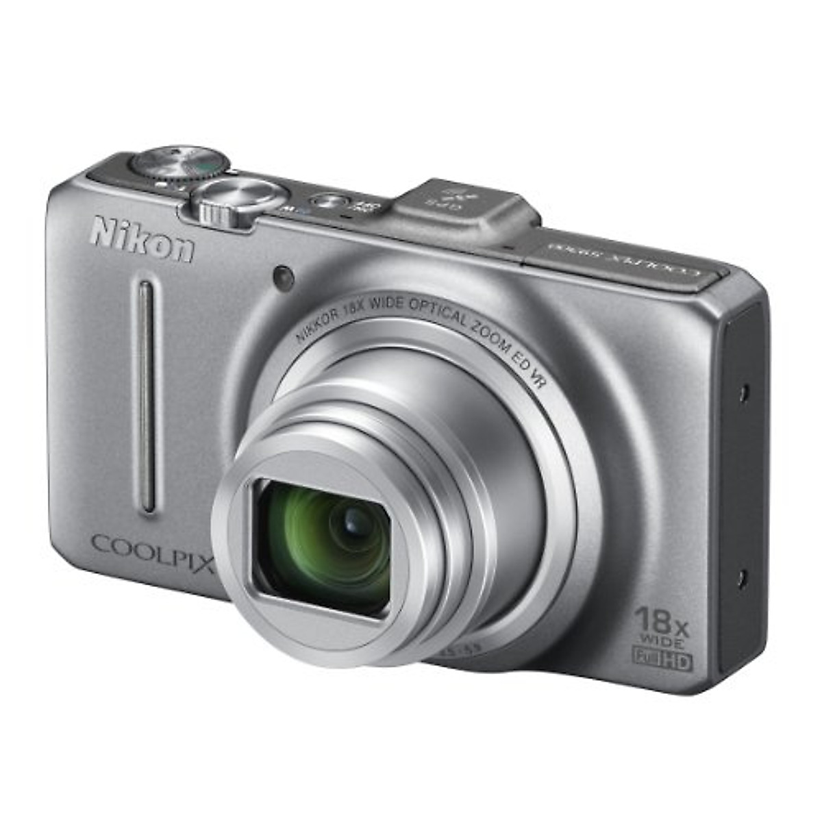 Nikon Coolpix S9300 16.0 MP Digital Camera - Silver