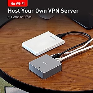 GL.iNet MT2500A (Brume 2) Mini VPN Security Gateway for Home Office and Remote Work-VPN Server&Client for Home and Office, VPN Cascading, Internet Security, 2.5G WAN, *NO Wi-Fi* (Aluminium Alloy Case)
