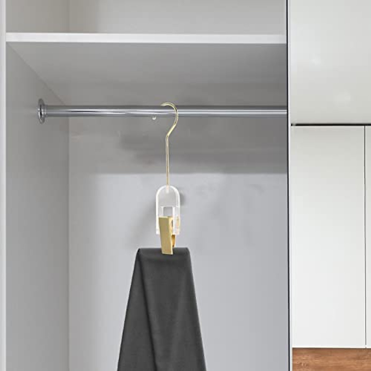 Zerodeko Hat Hanger 2Pcs Boot Hangers Clips Laundry Hooks Hanging Clips Clothes Closet Hanger Organizer Clamps Socks Towel Clips for Closet Travel Pants Socks Handbags Skirt Hangers