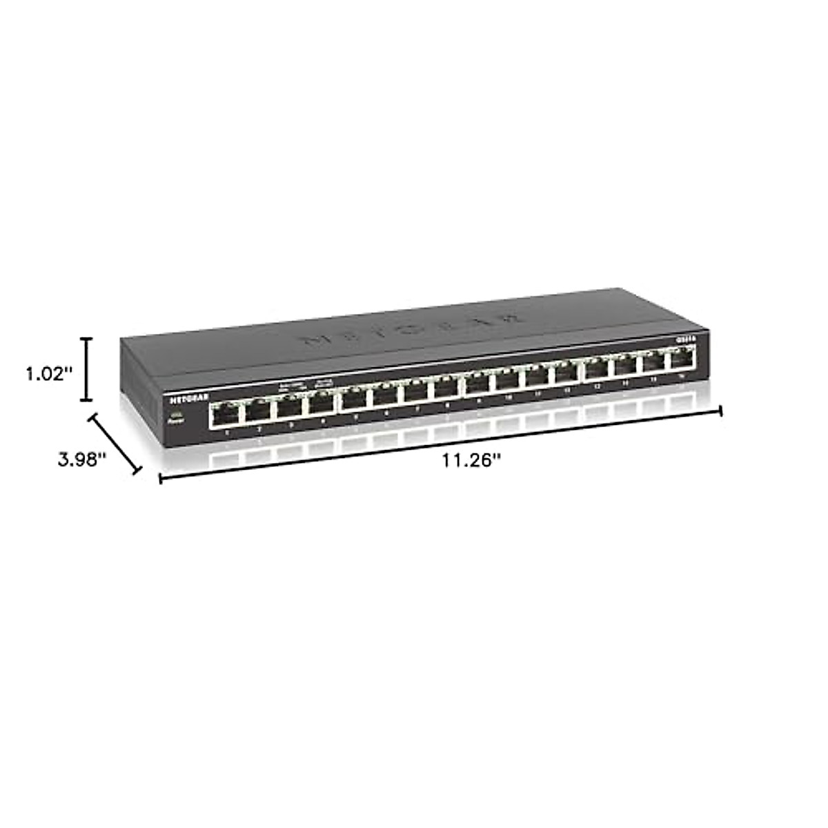 Netgear 16-Port GB UNMANAGED Switch, GS316-100PES