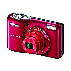 Nikon COOLPIX L32 Digital Camera with 5x Wide-Angle NIKKOR Zoom Lens