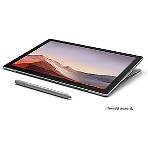 Microsoft Surface Pro 7+ 256GB 11th Gen i7 16GB RAM with Windows 10 Pro (12.3-inch Touchscreen, Wi-Fi, 2.8GHz i7-1165G7, 15 Hr Battery (Renewed)