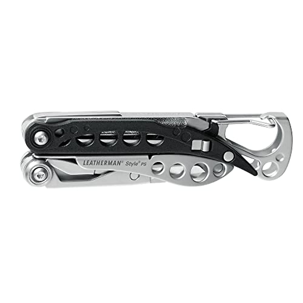 LEATHERMAN, Style PS Keychain Multitool with Spring-Action Scissors and Grooming Tools, Built in the USA, Black