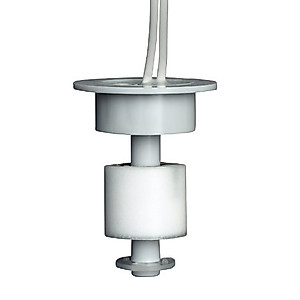 Madison M8000-C Liquid Level Sensor, Miniature Vertical Float Switch, Polypropylene, 3/4" PVC Pipe Insert