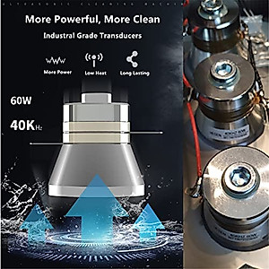 Kaimashi Ultrasonic Cleaner 30L Large Ultrasonic Cleaning Machine SUS 304 with Digital Timer and Heater