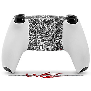 WraptorSkinz Skin Wrap compatible with Sony PS5 DualSense Controller Aluminum Foil (CONTROLLER NOT INCLUDED)