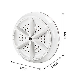 Mini Washing Machine,Portable Turbine Ultrasonic Small Washers,Mini Washing 3in1 Dishwashers for children's clothes Socks,Underwear,Bra, Laundry Tub