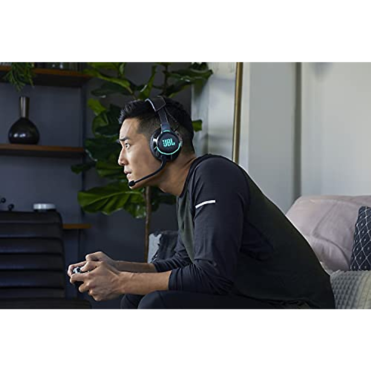 JBL Quantum 800 - Wireless Over-Ear Performance Gaming Headset with Active Noise Cancelling and Bluetooth 5.0 - Black