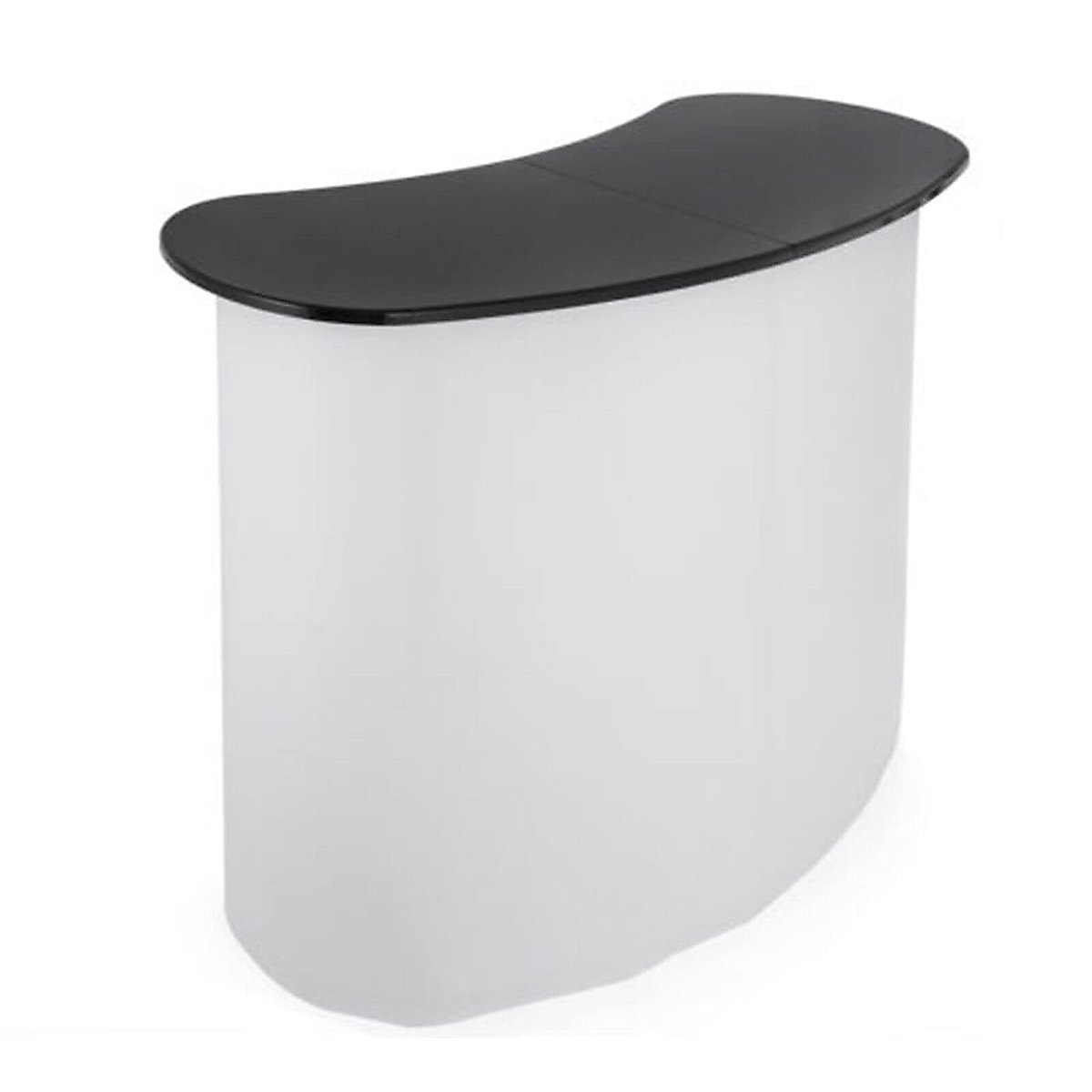 HuaShuani Portable Trade Show Podium Table, Portable Pop-Up Platform Reception Desk, Custom Pop-Up Promotion Retail Display Table, Suitable for Trade Show Presentation