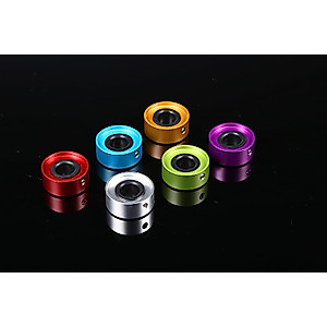 SOLUTEK Footswitch Topper Guitar Pedal Button Caps with 3 Set Screws and Protective Fitting Increasing Accuracy,Comfort for Common Switches diameter of 3/8"| SOLUTEK BUTTONS V1 12Pcs Mix-colors