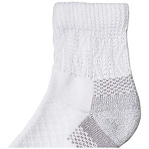 Dr. Scholl's womens Advanced Relief (2pk) Casual Sock, White, One Size US