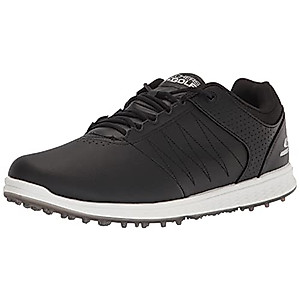 Skechers Men's Pivot Spikeless Golf Shoe, Black, 13