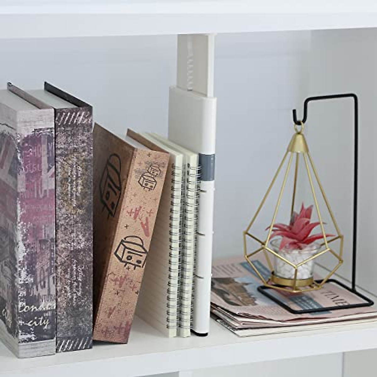 FEXIA 4 Pack Drawer Organizers for Clothing Drawer Dividers 4" High Expandable 11"-17" Adjustable Separators with 8 Inserts Locks in Place for Kitchen Dressers Bedroom Bathroom Home Office Storage