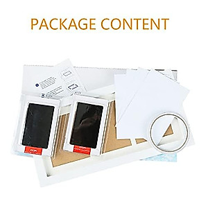 Baby Prints Handprint and Footprint Kit, Newborn Hand and Footprint Keepsake with 2 Safe Clean-Touch Inkless Ink Pad, Gift to New Parents or Baby Boys Girls Shower Registry