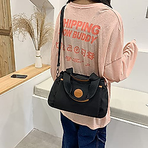 Womens Shoulder Handbag Purses Multi-layer Lightweight Crossbody Bag Top Handle Tote Bag Travel Satchel Bag