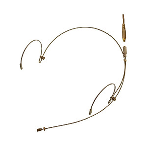 J K Pro Earhook Headset Headworn Microphone MIC-J 071S Compatible with Shure Wireless System - Mini XLR TA4F Detachable Cable