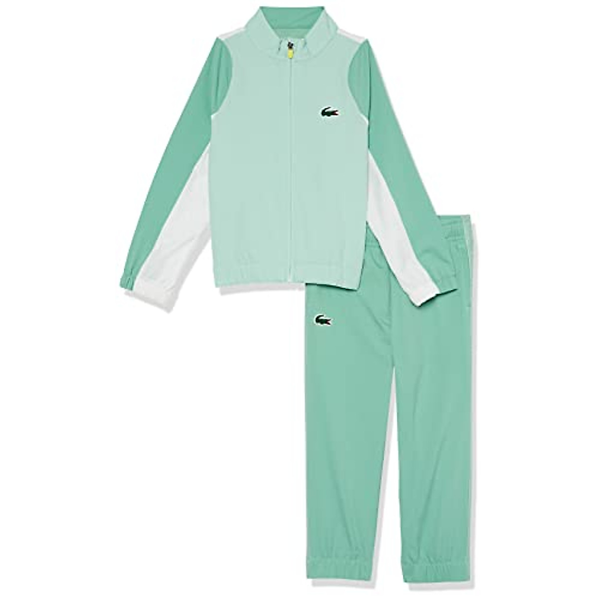 Boy's 2-Piece Taffeta Tracksuit with Full-Zip High-Collar Hoodie & Adjustable Waist Sweatpants, WJ6047-XIA-8YR