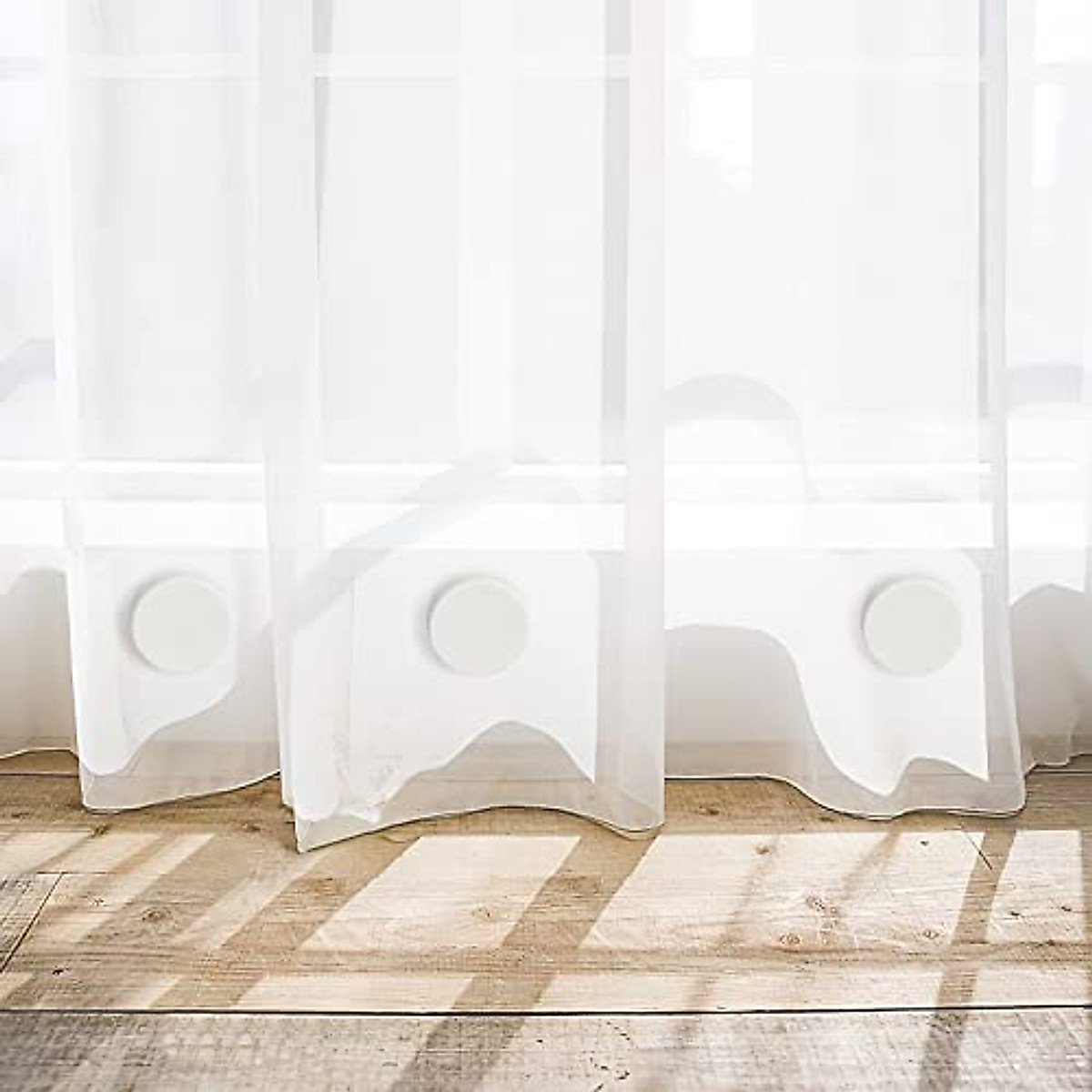 Magnetic Shower Curtain Weights, Silicone Covered Rustproof Shower Curtain Liner Weights with Anti-slip Design, Heavy Duty Outdoor Curtain Weights for Tablecloth, Drapery, Flag - 4 Pairs(Pack of 8)