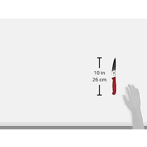 Victorinox - Fibrox Pro Chef Knife, Straight, 6", Red