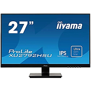 iiyama Prolite XU2792HSU-B1 LED Display 68.6 cm (27") 1920 x, W126103723 (Display 68.6 cm (27) 1920 x 1080 Pixels Full HD LCD Black Prolite XU2792HSU-B1, 68.6 cm (27), 1920 x 1080)