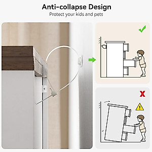 GarveeHome Modern 6 Drawers Dresser, Chest of Drawers Closet Organizers and Storage Clothes, Modern Dressers for Closet Living Room, Kids Bedroom (6 Drawers Dresser, Brown&White)