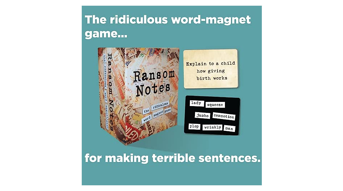 Ransom Notes Party Game | Hilarious Word Magnets for Adults