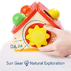 TOP BRIGHT Wooden Hammer Toy, Pounding Bench Toy for One Year Old Presents, Toddler Boy Gifts for 1 Year Olds