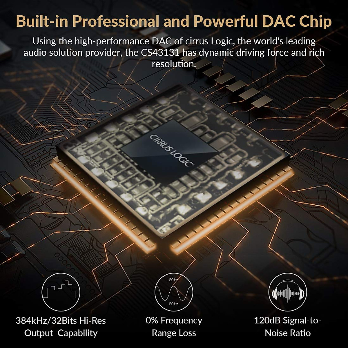 HIDIZS S8 USB DAC Amp, 384kHz / 32Bit USB C Portable HiFi Audio Decoding Amplifier for iPhone iPod Android Computer with Windows/Mac OS/iOS/iPad OS System (4 Interface Cable Included, Silver)