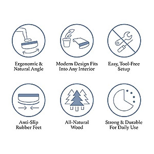 Foot Rest for Under Desk at Work, Footrest for Gamers