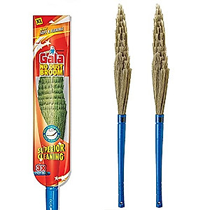 GALA No Dust Floor Broom (Freedom from New Broom Dust- Busan), 2 Count