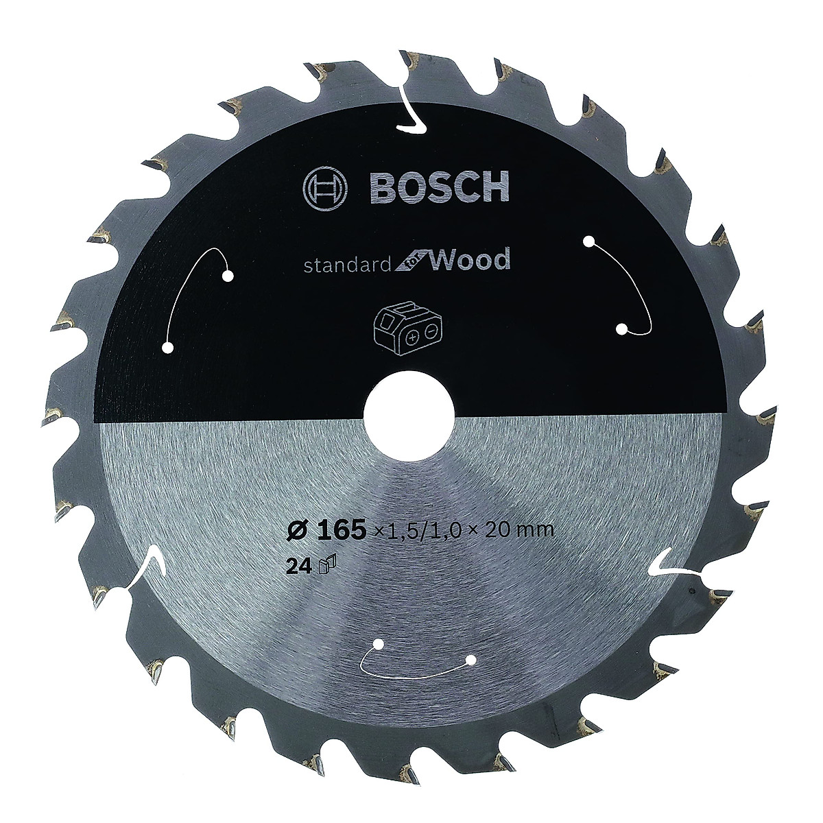 Bosch Accessories Circular Saw Blade Standard (for Wood, 160 x 20 x 1.5 mm, 48 Teeth; Accessories: Cordless Circular Saw)