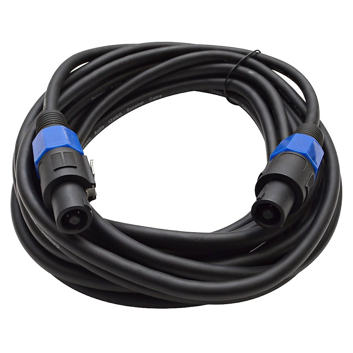 Seismic Audio - TW12S25 (Pack of 4) - 25 Foot Speakon to Speakon PA/DJ Speaker Cable - 2 Conductor - 12 Guage