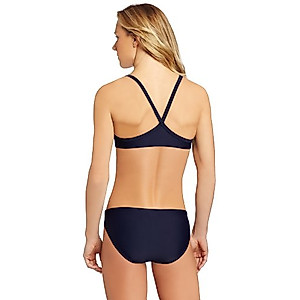 TYR Sport Women's Solid Durafast Diamondback Workout Bikini,Navy,X-Small