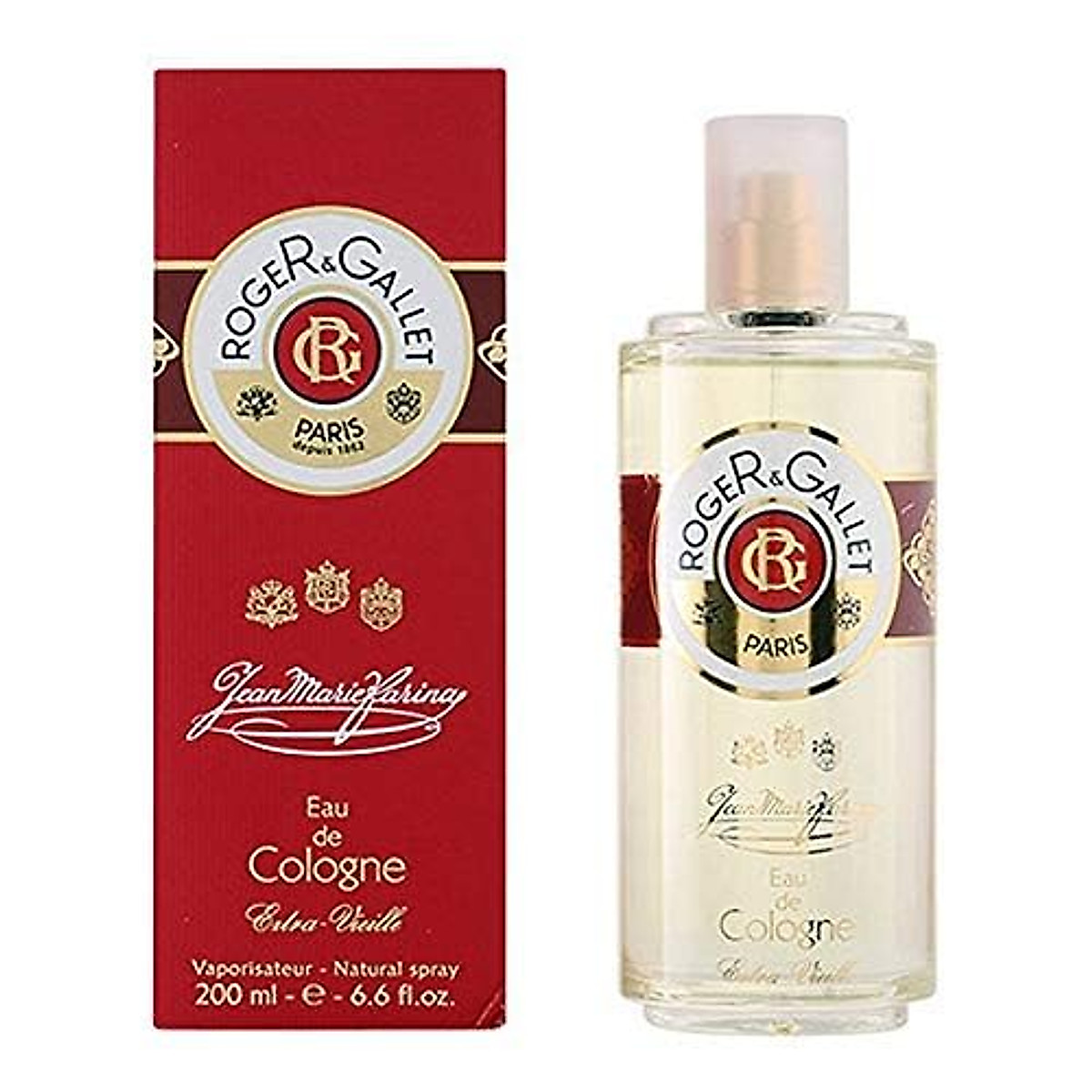 Roger & Gallet Extra Vieille Jean Marie Farina Unisex Eau De Cologne Spray, 6.6 Ounce