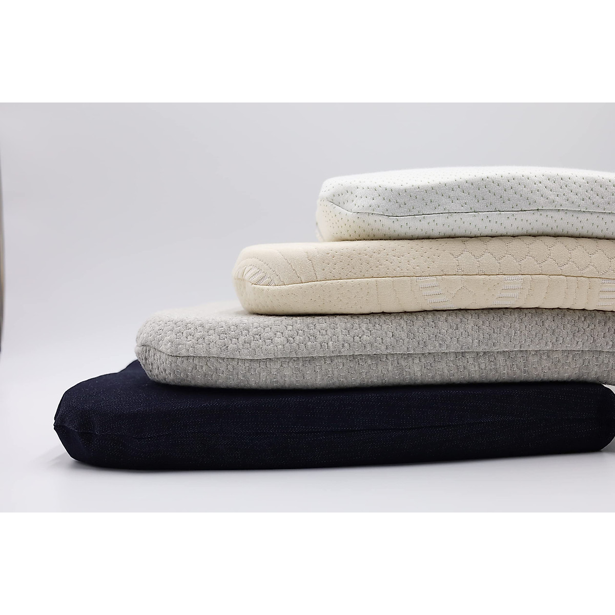 ORGANIC TEXTILES 3" Organic Latex Seat Cushion with Non-Removable Organic Cotton Cover, 18"x16", Natural, Medium Firm, GOTS & GOLS Certified, Cushion for Tailbone Pain, Desk Chair Car Seat Cushion