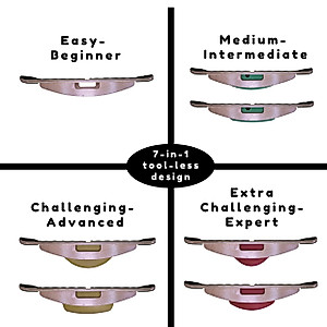 Blue Planet Balance Surfer | Bamboo Balance Board for Office, Standing Desks, Surfing, SUP, Yoga, Exercise! Includes 3 Balance Modules (EVA Foam)