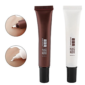 Tattoo Concealer, Make up concealer, Scar make up Scar concealer Body Concealer Birthmark Scar Vitiligo Blemish,Waterproof and Sweatproof Long Lasting Two Colors Cover Up Make up Concealer Set