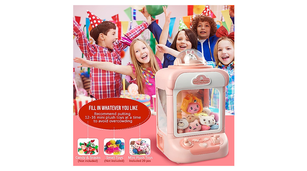 Mini Claw Machine for Kids - Fun Arcade Toy with Plush Prizes