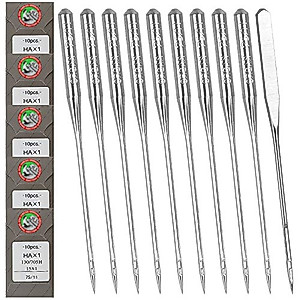 50 PCS Embroidery Sewing Machine Needles Size 75/11, Household Sewing Needles for Brother Sewing Machine1