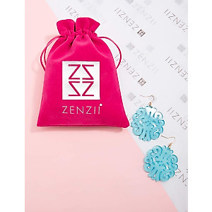 ZENZII Uptown Swirl Earring (White)