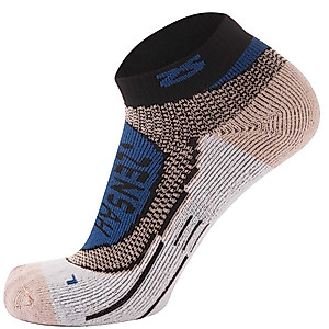 Zensah Copper Socks - Best Copper Running Sport Sock - Cushioned, Comfortable Fit - Great for Sports, Tennis, Golf, Basketball, Runners, Walking