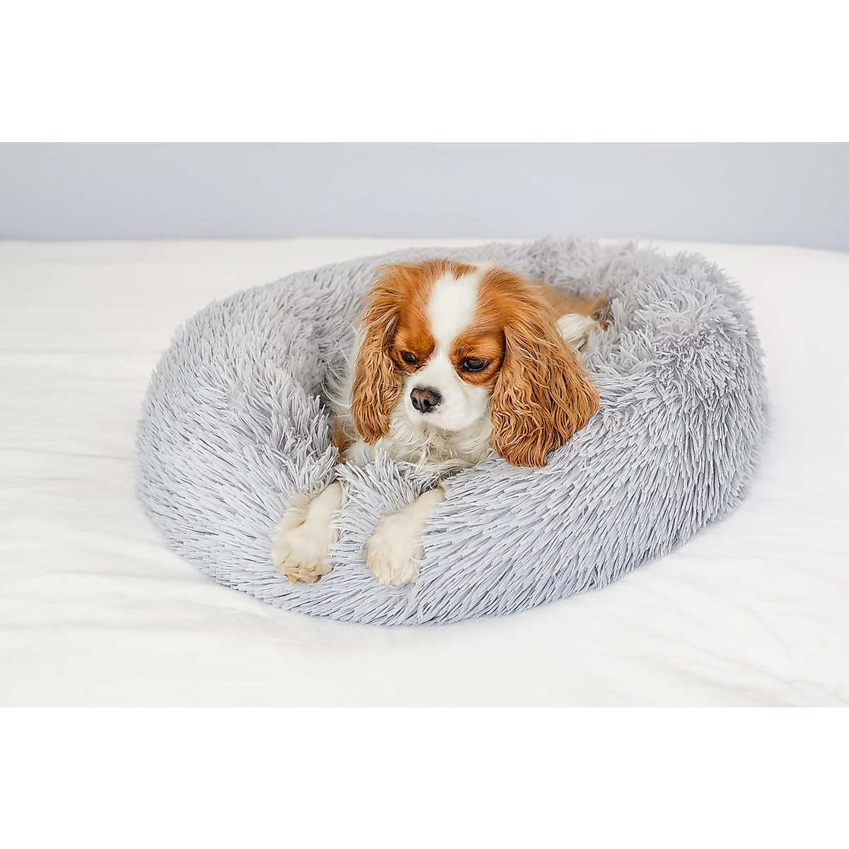 Generic Small Dog Bed, Faux Fur and Polyester, 28"x28", Machine Washable