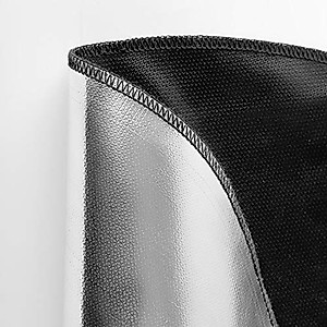 Fire Pit Mat 24'', 4-Layer Fireproof Mat, Deck Protector, Fire Pit Accessories, Burn Barrel, Under Grill Mat, BBQ Mat, Patio Shield, Fire Retardant Base Pad for Outdoors