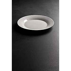 10 Strawberry Street Simply White 10.5" Round Dinner Plate, Set of 6