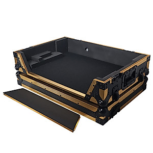 ProX ATA Flight Style Road Case for RANE ONE DJ Controller with Wheels - High-Density Protective Foam for Interior Support - Protective Finish on Laminated 3/8" Plywood - XS-RANE ONE W FGLD